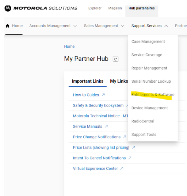 Accessing Tetra Documentation in Partner Hub