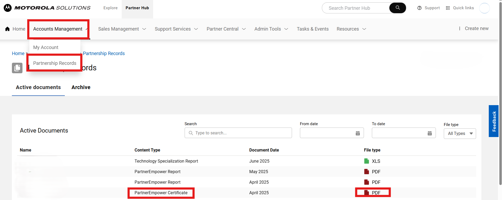 Admin Tools Available in Partner Hub for EMEA PartnerEmpower Members