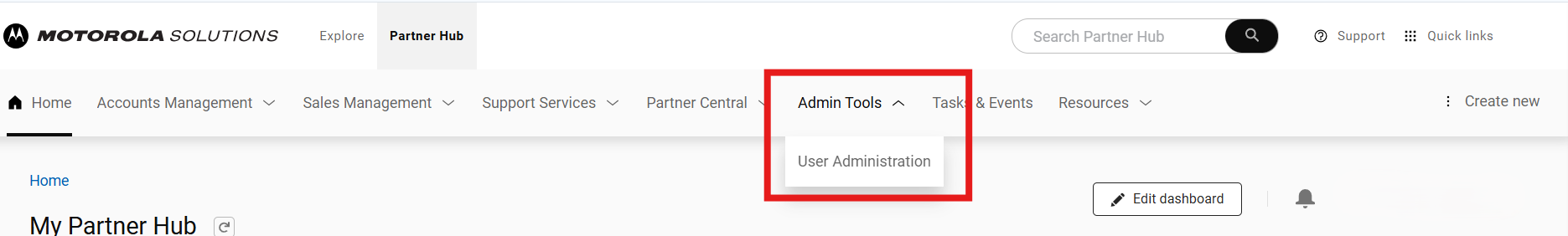 Admin Tools Available in Partner Hub for EMEA PartnerEmpower Members